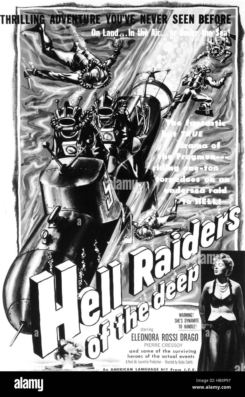 HELL RAIDERS OF THE DEEP, (aka I SETTE DELL'ORSA MAGGIORE), US poster ...