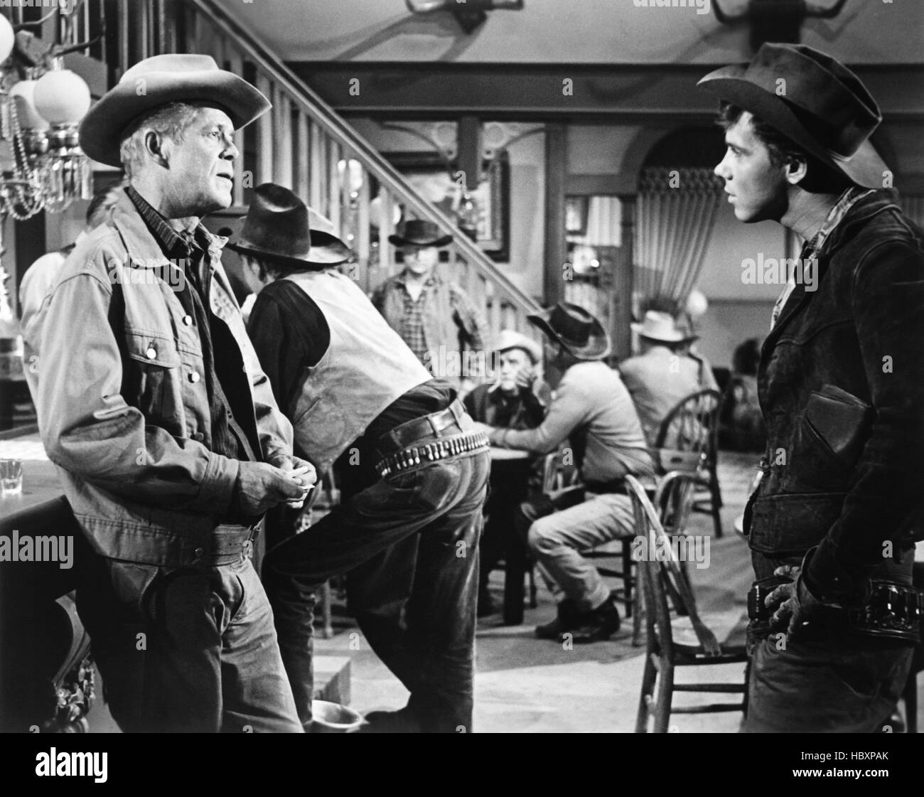 HE RIDES TALL, from left: Dan Duryea, Carl Reindel, 1964 Stock Photo ...