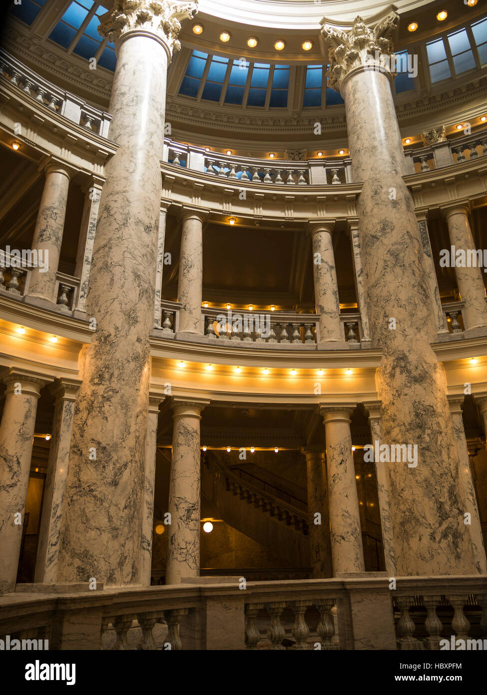 Interior, Idaho State Capitol, Boise, Idaho Stock Photo - Alamy