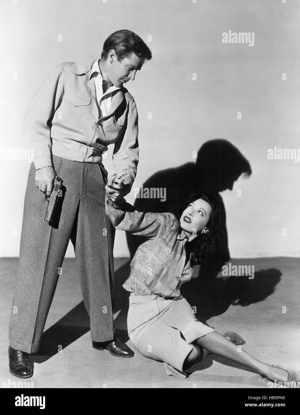HE WALKED BY NIGHT, Richard Basehart, Alma Beltran, 1948 Stock Photo - Alamy