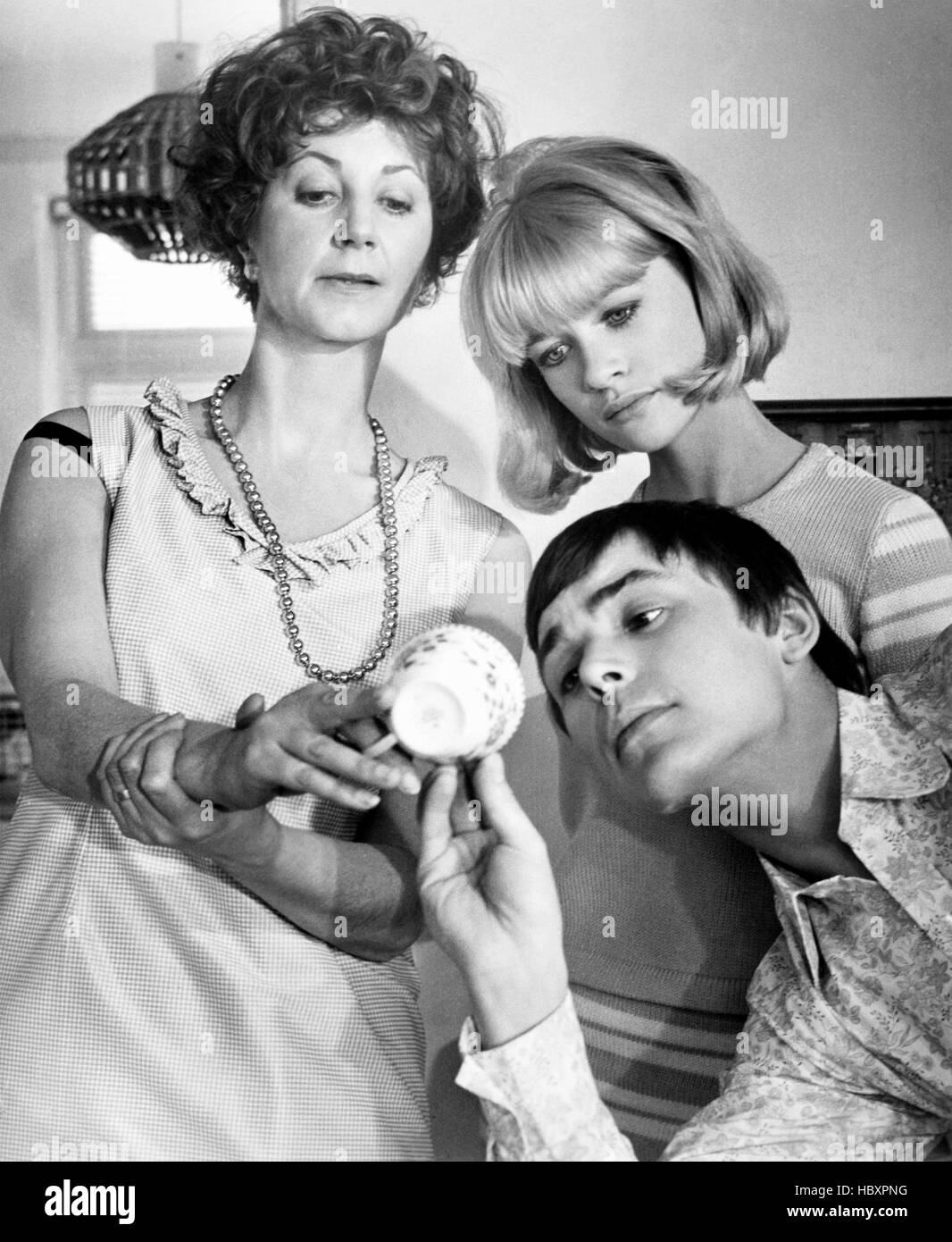 HERE WE GO ROUND THE MULBERRY BUSH, clockwise from left, Moyra Fraser ...