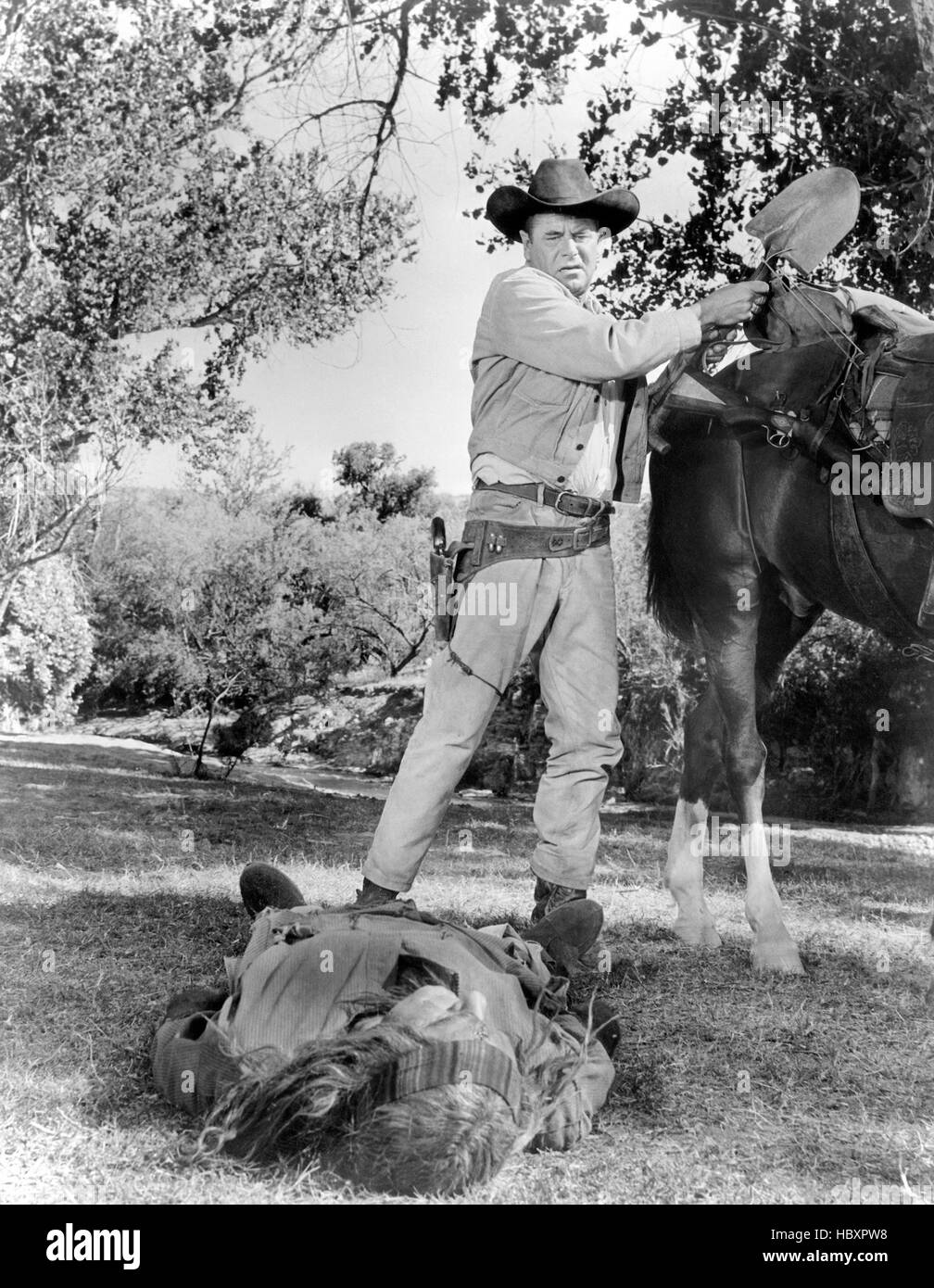 HEAVEN WITH A GUN, Glenn Ford, Al Wyatt, Sr., (on ground) 1969 Stock ...