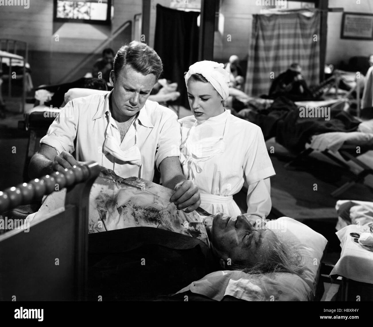 HIGH BARBAREE, from left, Van Johnson, June Allyson, 1947 Stock Photo ...
