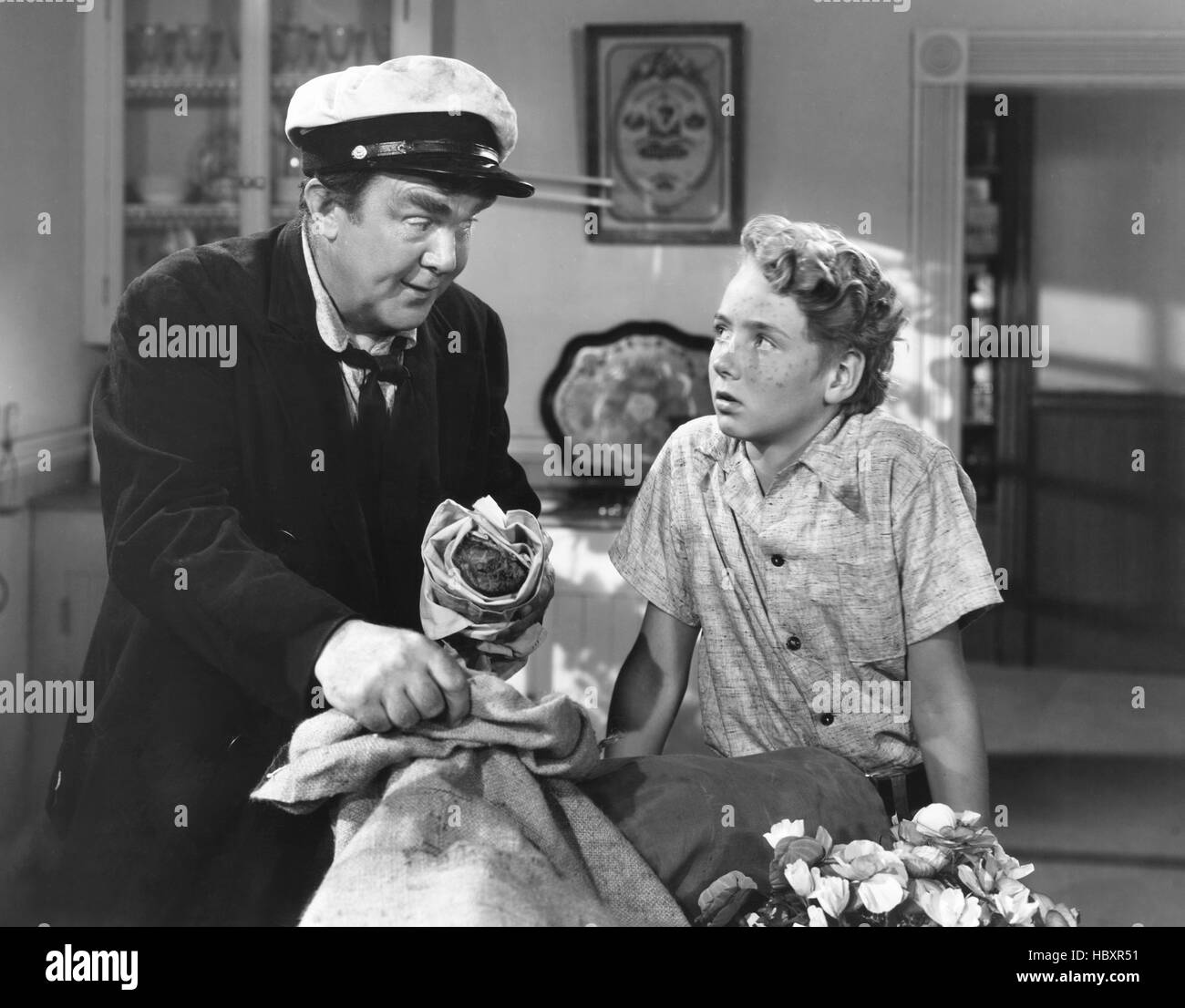 HIGH BARBAREE, from left: Thomas Mitchell, Claude Jarman Jr, 1947 Stock ...