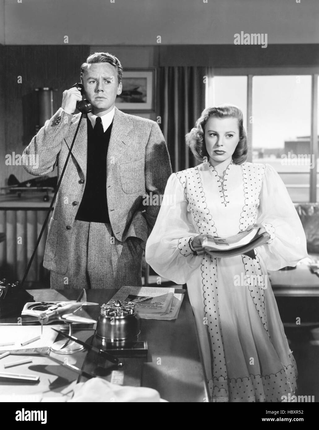 HIGH BARBAREE, from left: Van Johnson, June Allyson, 1947 Stock Photo ...