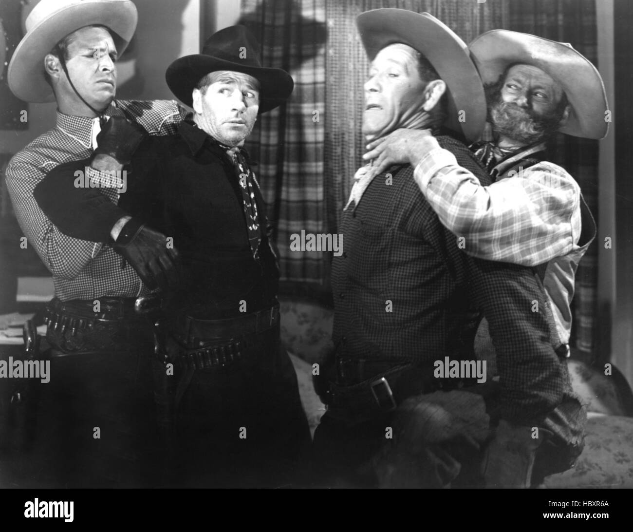 HIS BROTHER'S GHOST, Buster Crabbe (l.), Al St. John (r.), 1945 Stock ...