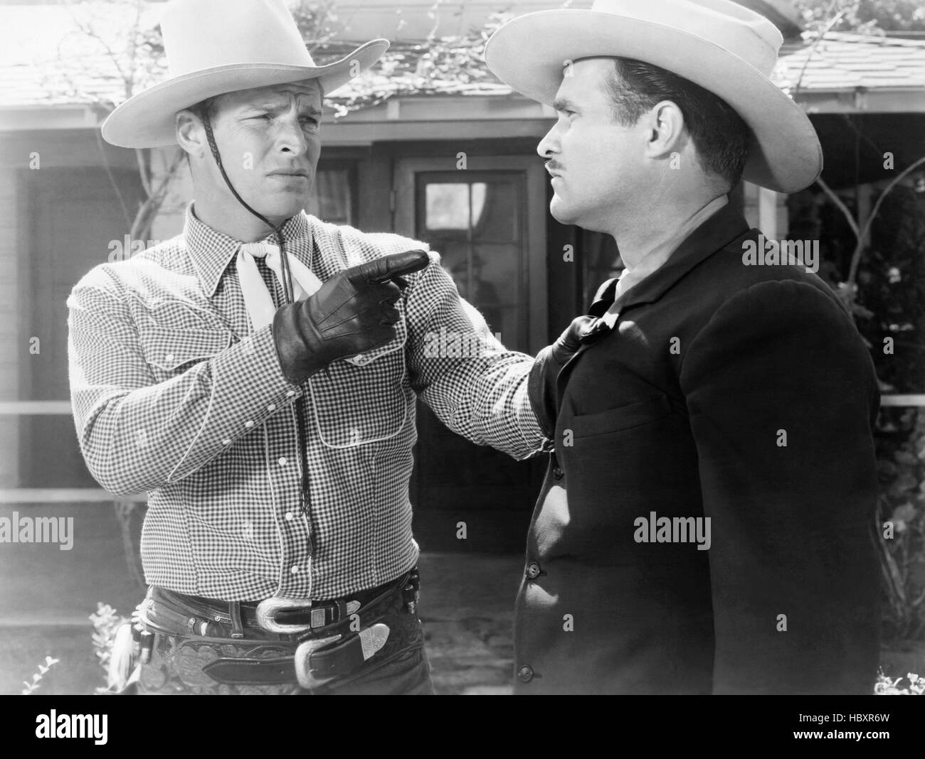 HIS BROTHER'S GHOST, from left: Buster Crabbe, Karl Hackett, 1945 Stock Photo - Alamy