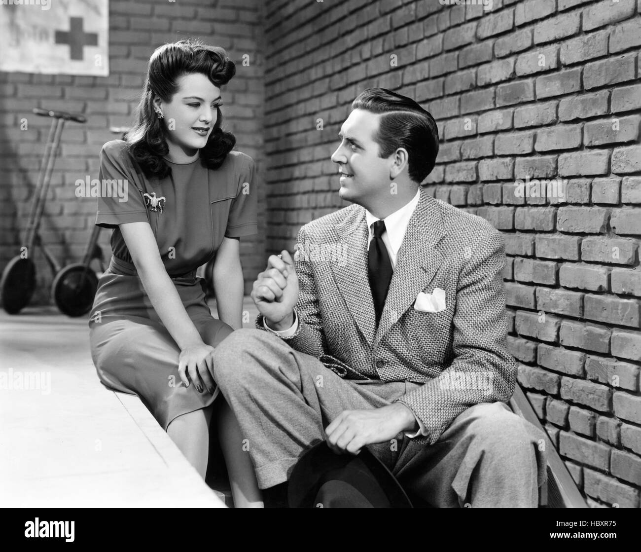 HI, BUDDY, from left, Marjorie Lord, Robert Paige, 1943 Stock Photo - Alamy