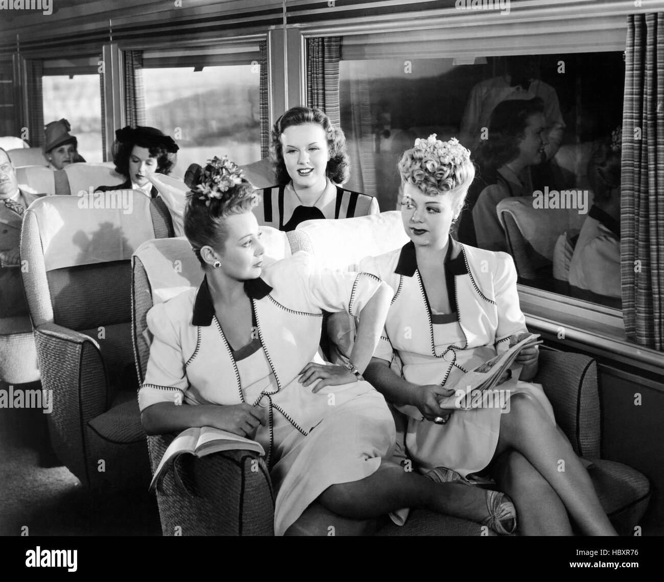 HIS BUTLER'S SISTER, from left: Robin Raymond, Deanna Durbin (rear ...