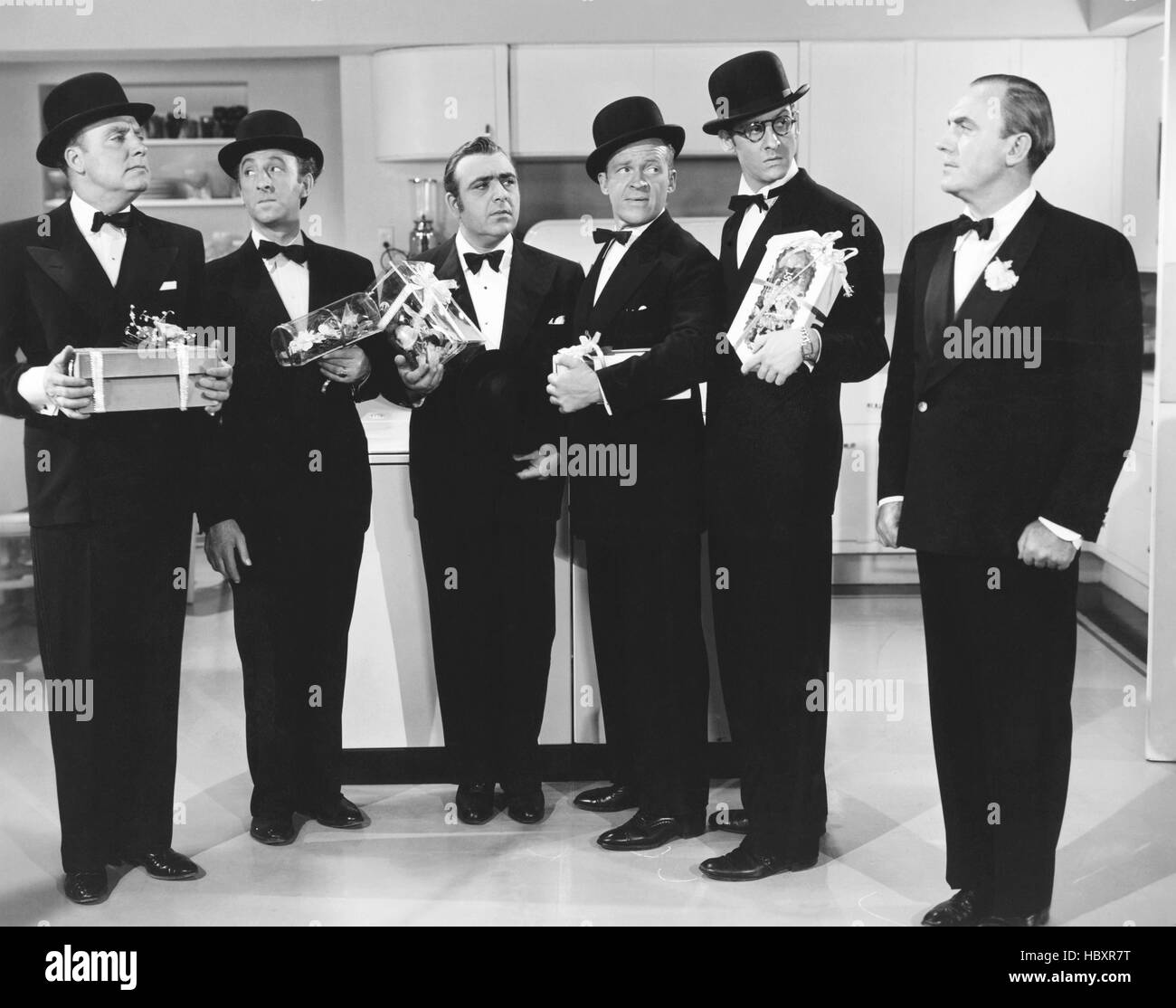 HIS BUTLER'S SISTER, from left, Alan Mowbray, Sig Arno, Akim Tamiroff ...