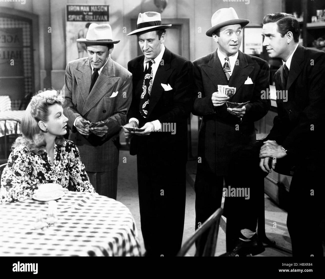 HI'YA, CHUM, from left, Jane Frazee, The Ritz Brothers (Harry Ritz ...