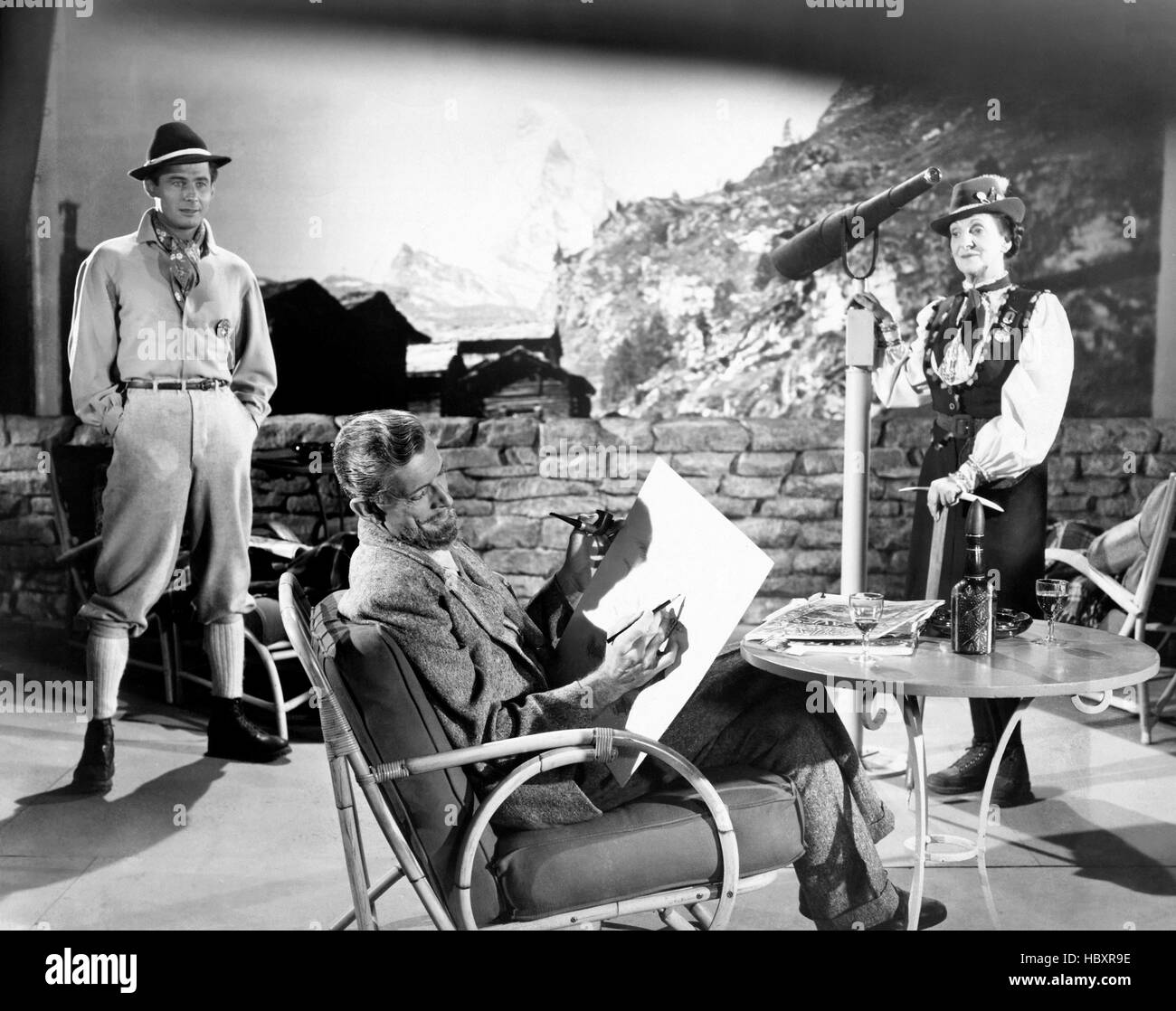 HIGH CONQUEST, from left, Warren Douglas, Alan Napier, Beulah Bondi, 1947 Stock Photo - Alamy