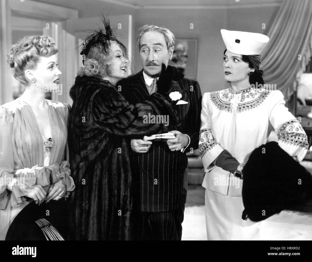 HI DIDDLE DIDDLE, Martha Scott, June Havoc, Adolphe Menjou, Pola Negri ...