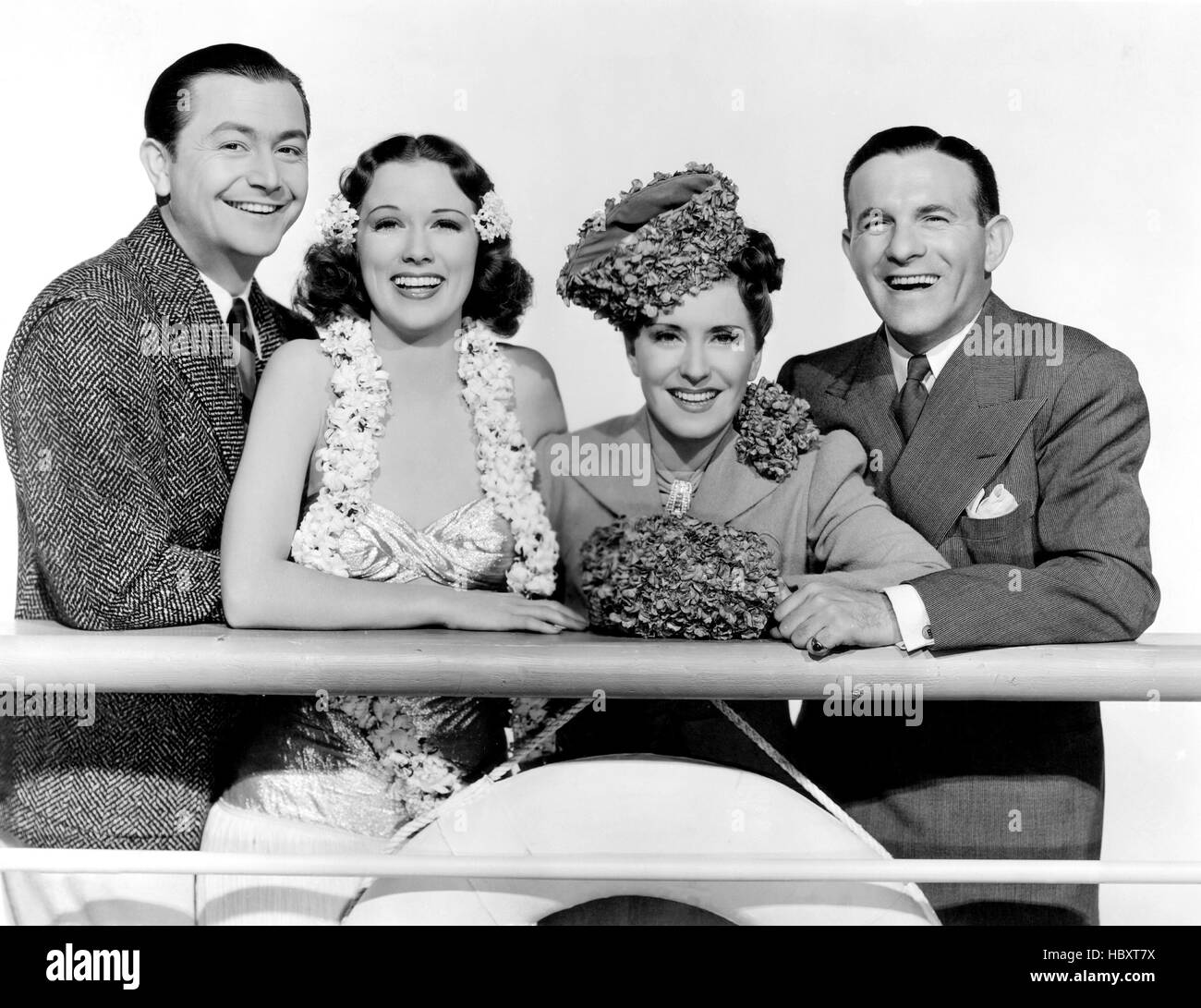 HONOLULU, Robert Young, Eleanor Powell, Gracie Allen, George Burns, 1939 Stock Photo - Alamy