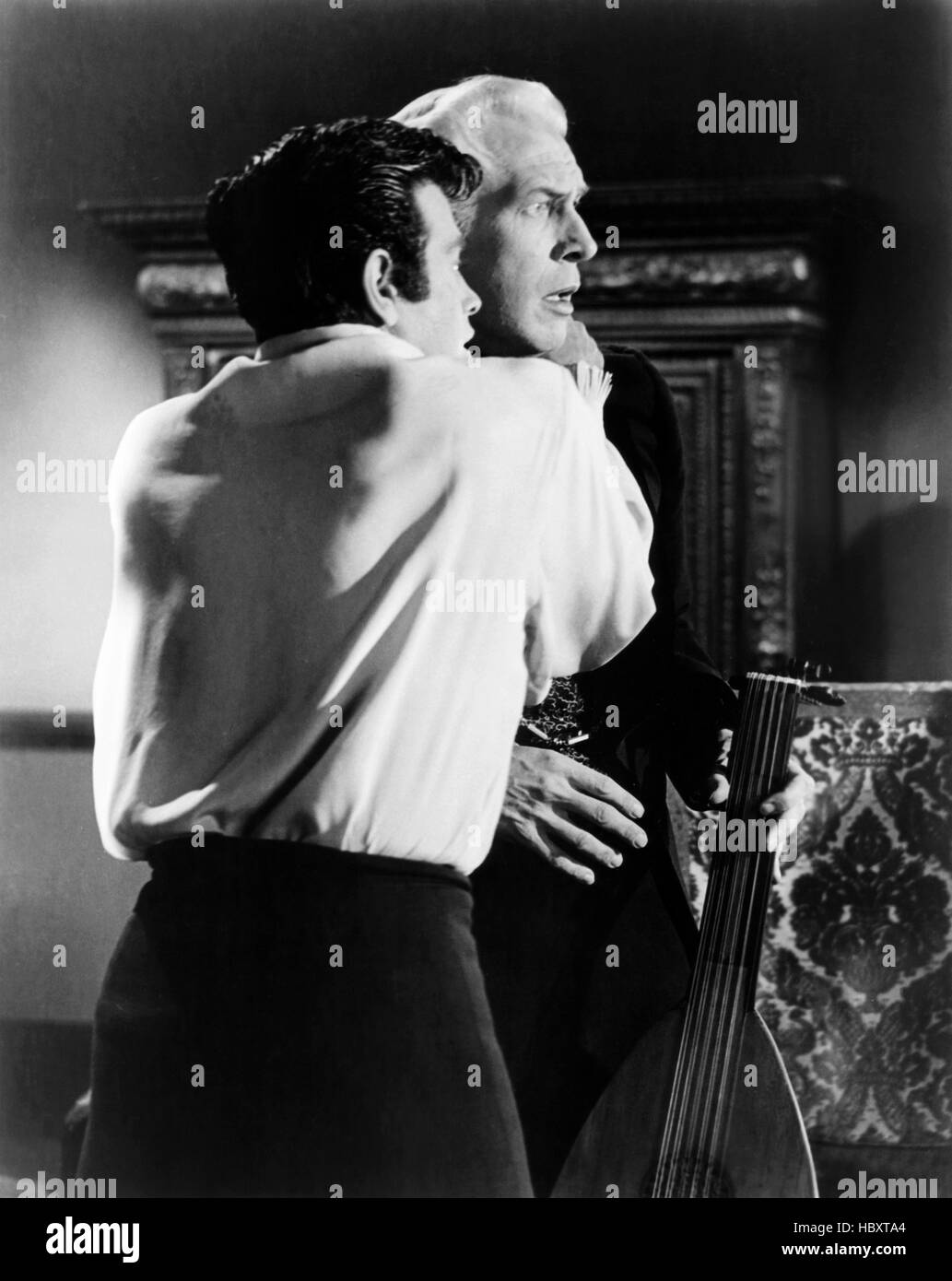 HOUSE OF USHER, from left, Mark Damon, Vincent Price, 1960 Stock Photo ...