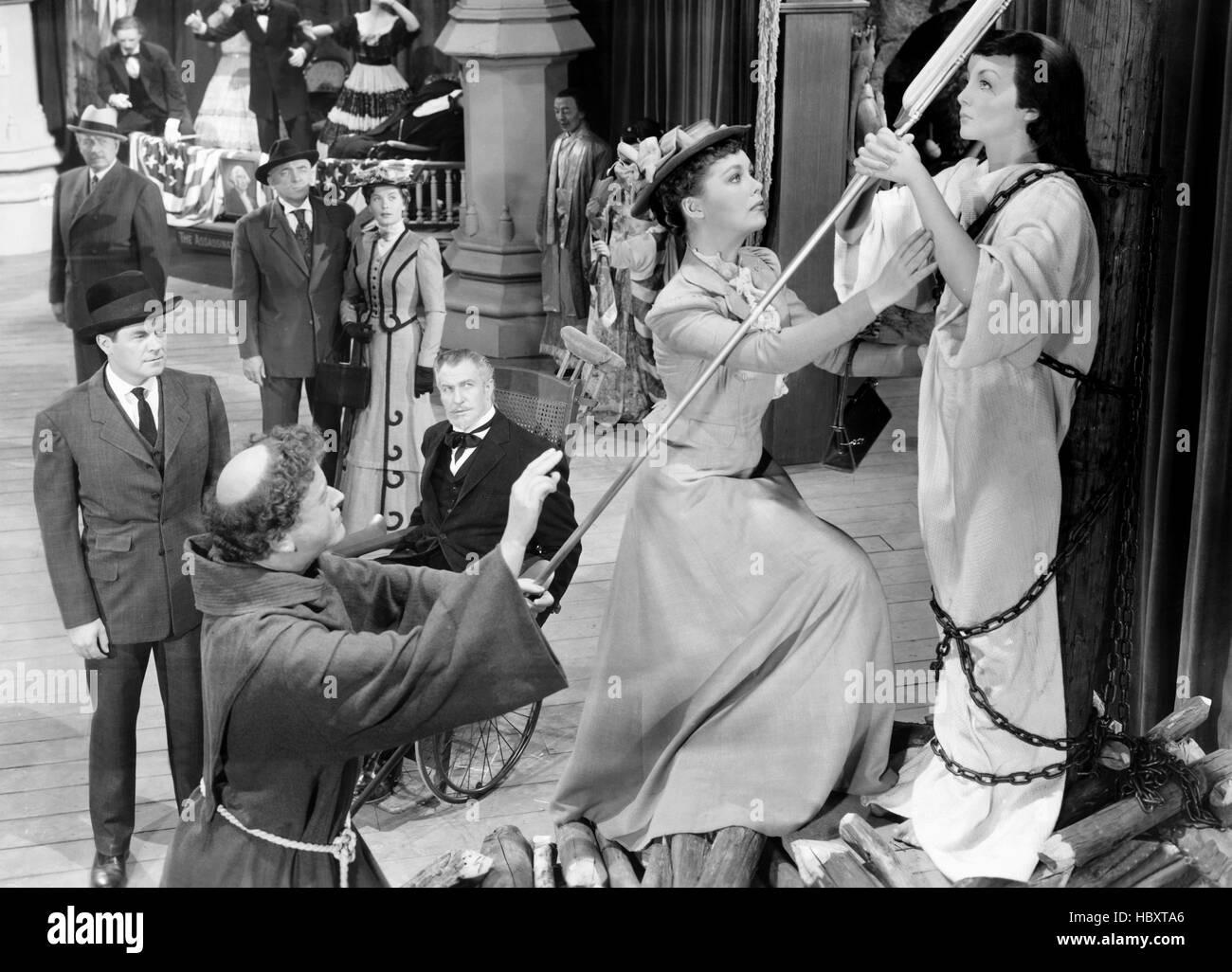 HOUSE OF WAX, from left, Frank Lovejoy, Vincent Price, Phyllis Kirk ...