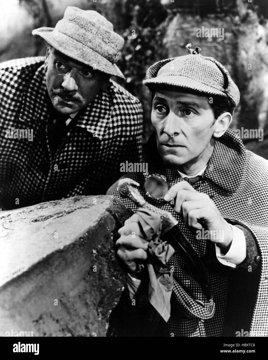 THE HOUND OF THE BASKERVILLES, Andre Morell, Peter Cushing, 1959 Stock ...