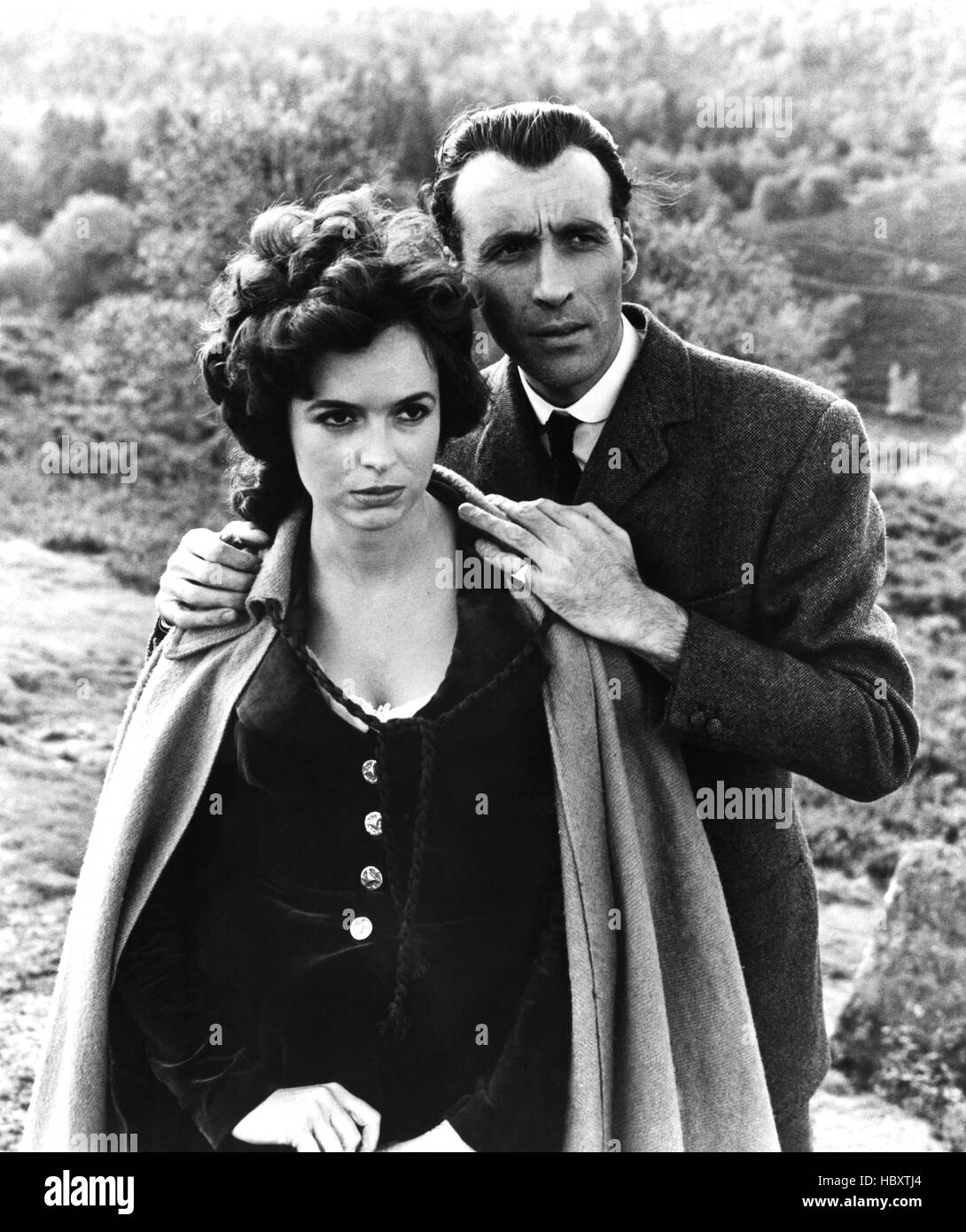 THE HOUND OF THE BASKERVILLES, Marla Landi, Christopher Lee, 1959 Stock ...