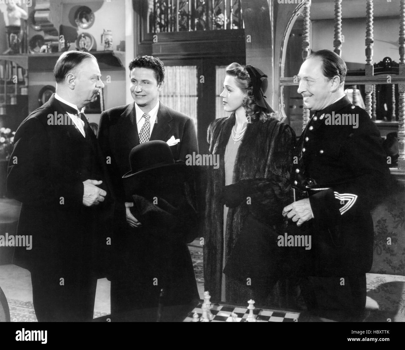 HOUSE OF FRANKENSTEIN, from left: Sig Ruman, Peter Coe, Anne Gwynne ...