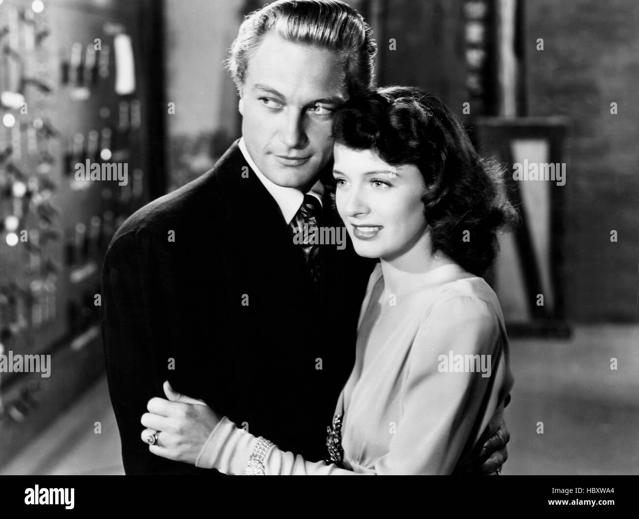 ICE-CAPADES REVUE, from left, Richard Denning, Ellen Drew, 1942 Stock ...