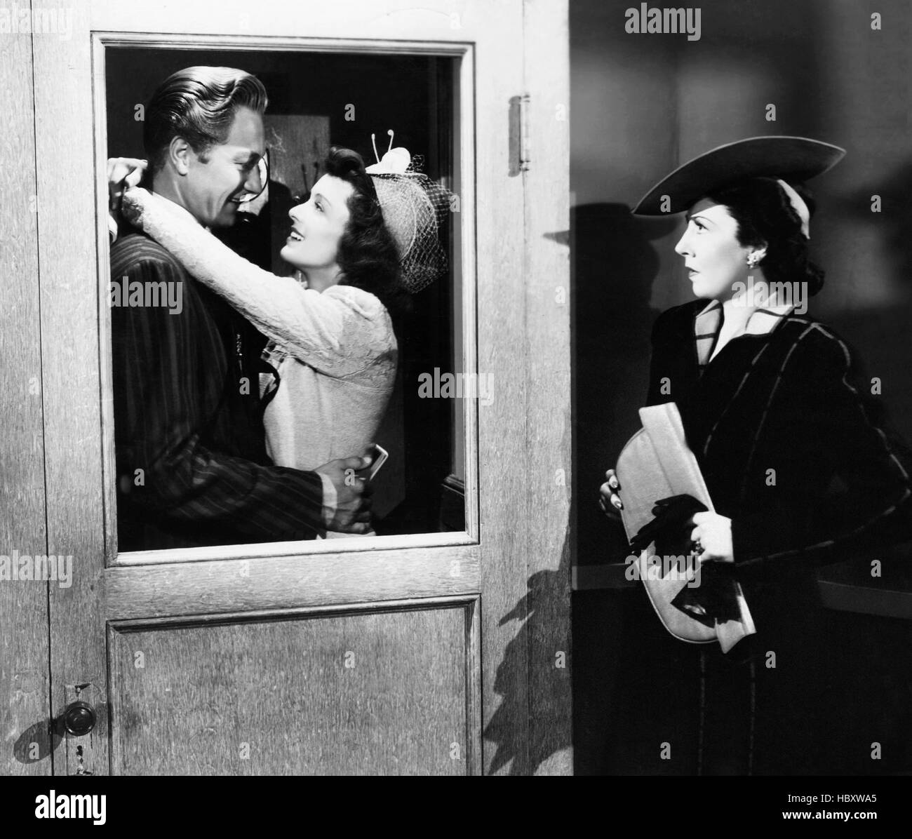 ICE-CAPADES REVUE, from left, Richard Denning, Ellen Drew, Barbara Jo ...