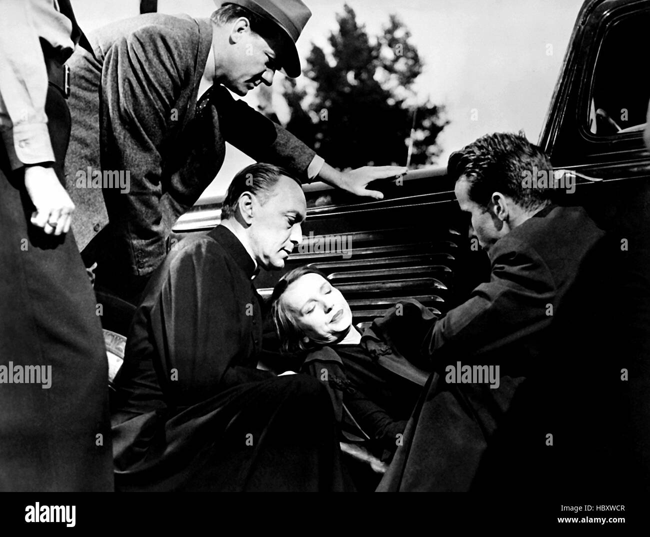 I CONFESS, Karl Malden, Charles Andre, Montgomery Clift, 1953 Stock ...