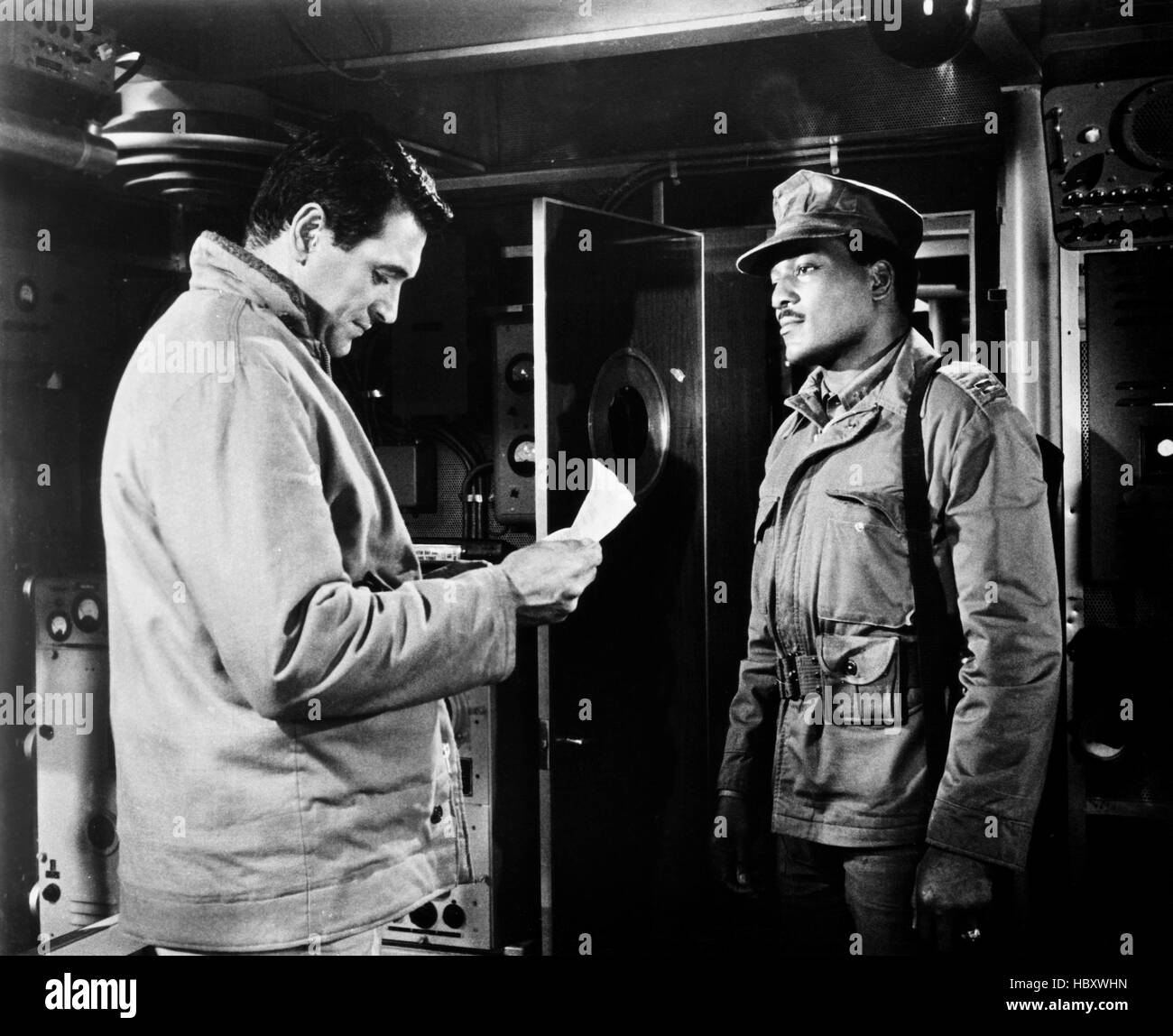 ICE STATION ZEBRA, from left, Rock Hudson, Jim Brown, 1968 Stock Photo ...