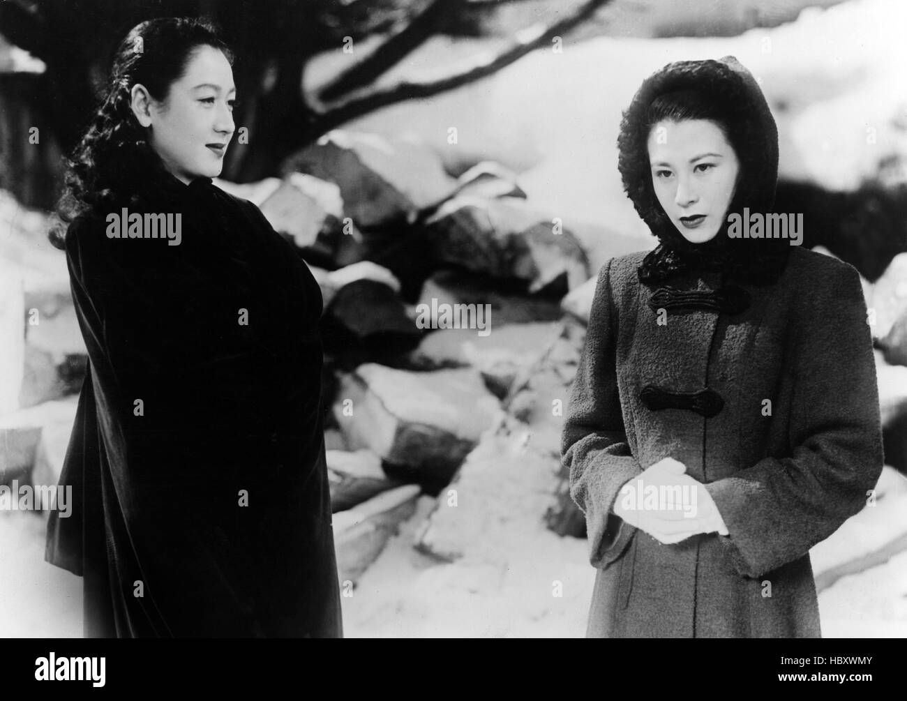 THE IDIOT, (aka HAKUCHI), Setsuko Hara, Yoshiko Kuga, 1951 Stock Photo ...