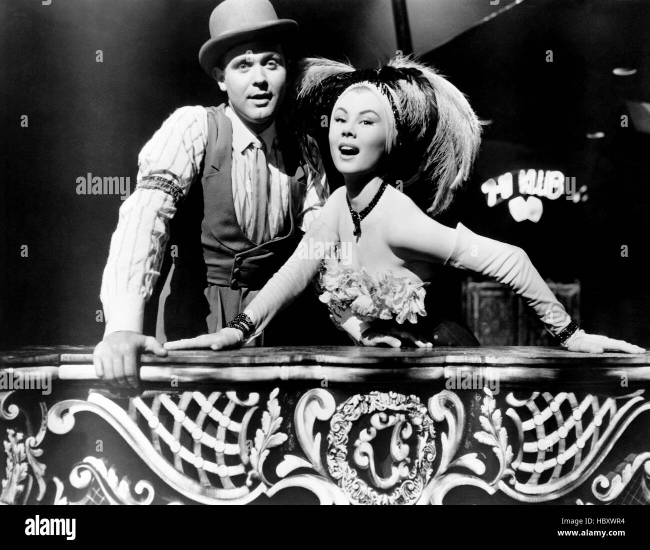 THE I DON'T CARE GIRL, from left, Bob Graham, Mitzi Gaynor, 1953, ©20th ...