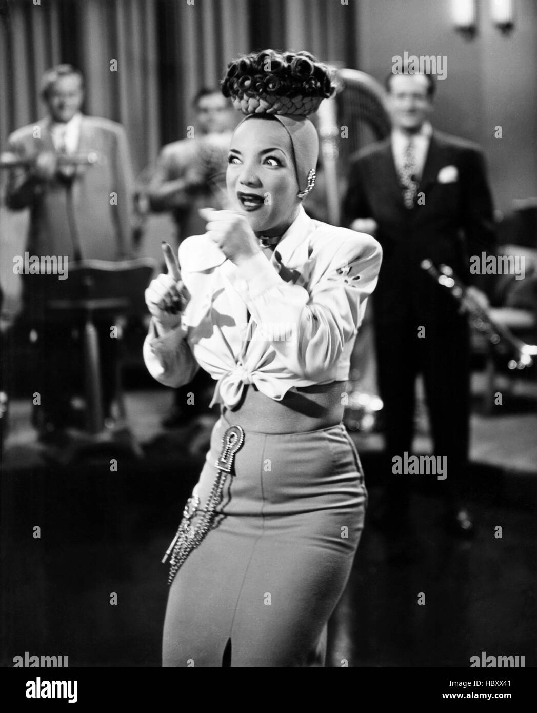 IF I'M LUCKY, Carmen Miranda, (Harry James, background right), 1946 ...