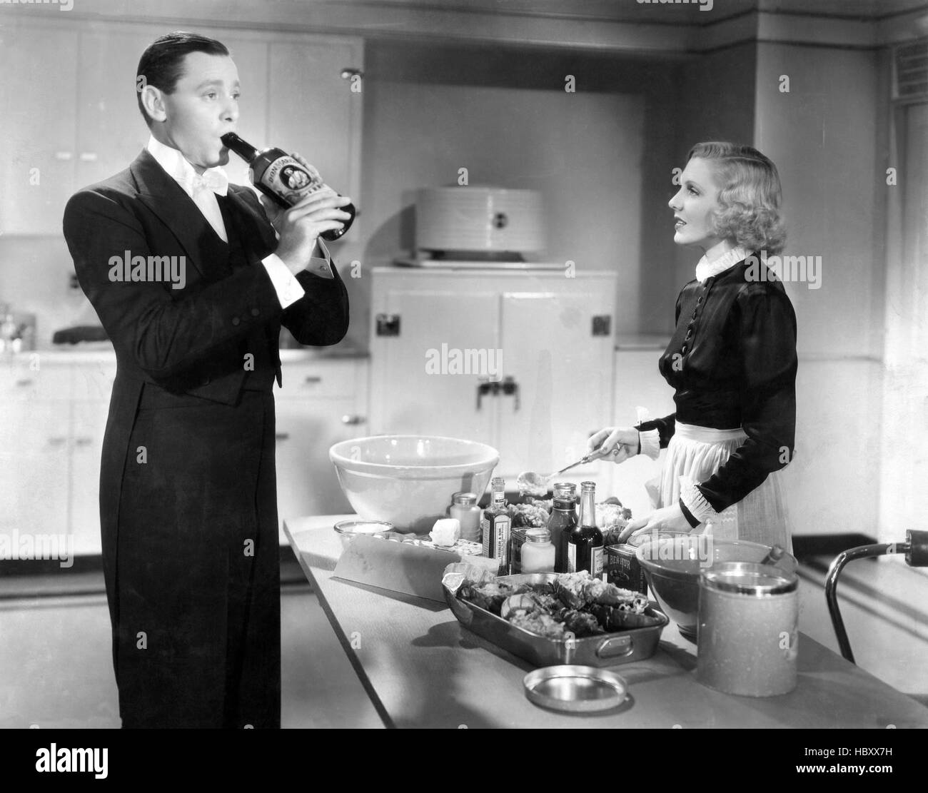 IF YOU COULD ONLY COOK, Herbert Marshall, Jean Arthur, 1935 Stock Photo ...