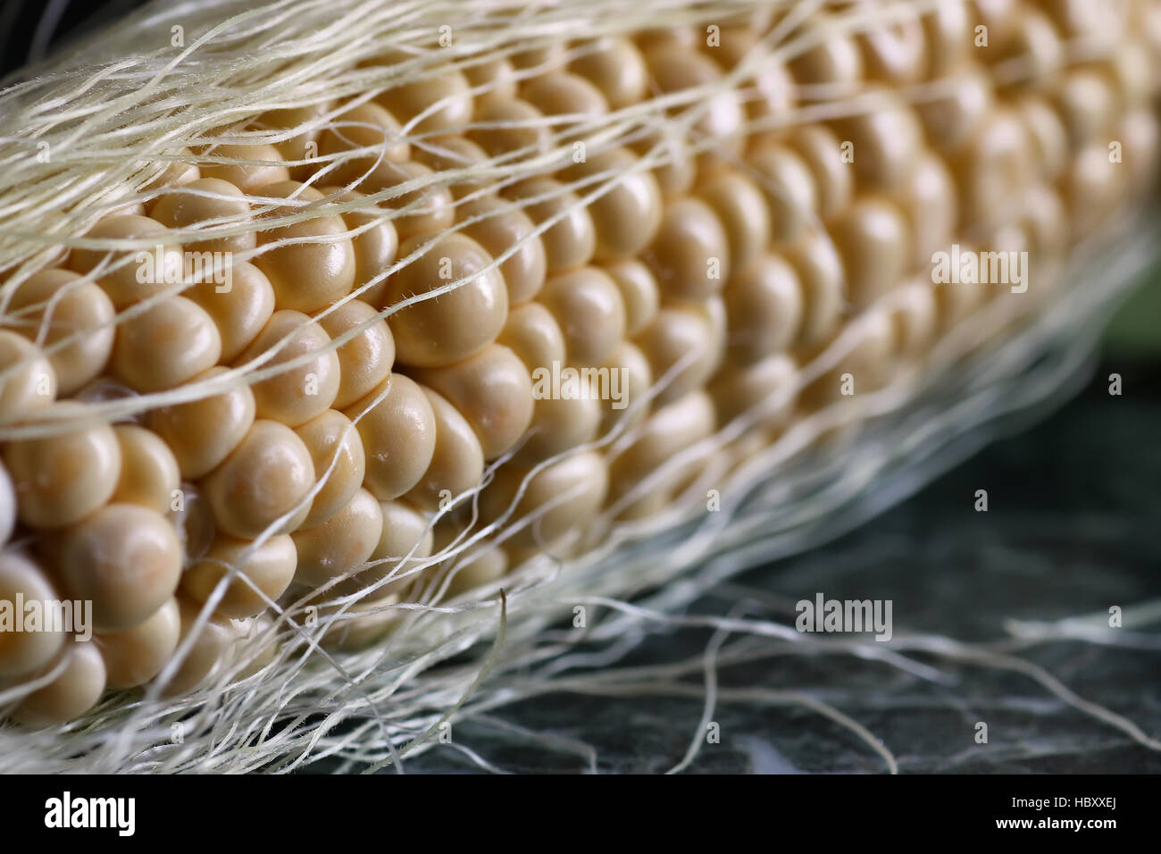 corn cob young macro Stock Photo - Alamy