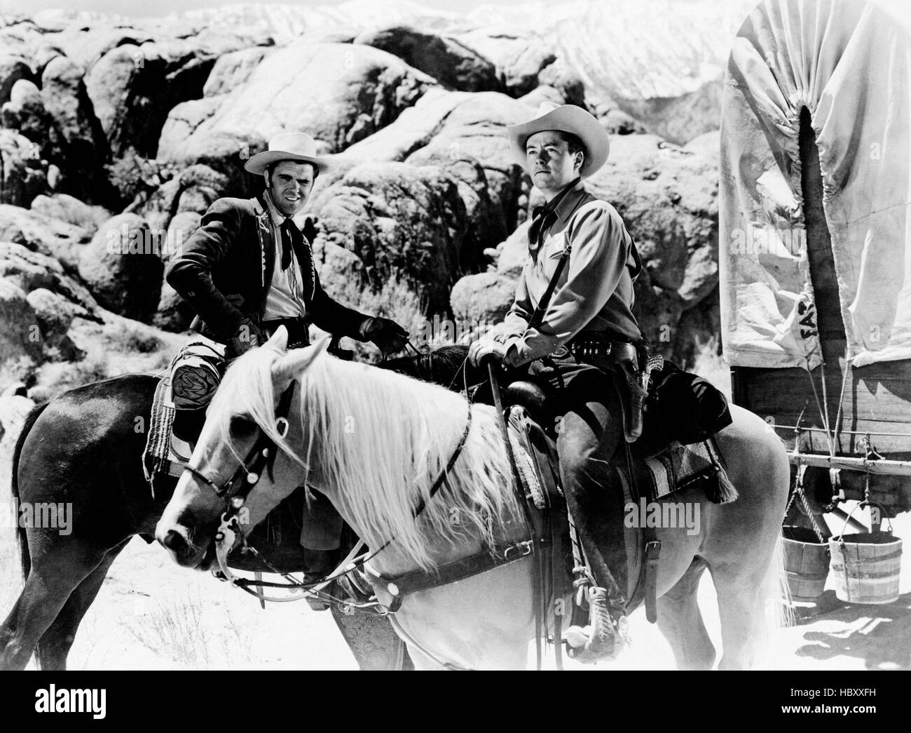 INDIAN AGENT, from left, Richard Martin, Tim Holt, 1948 Stock Photo - Alamy
