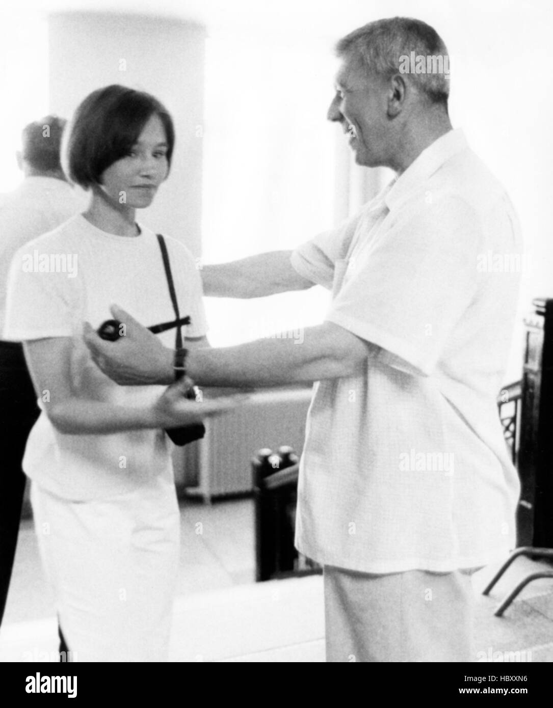 IN COLD BLOOD, l-r: Brenda C. Currin, director Richard Brooks on set ...