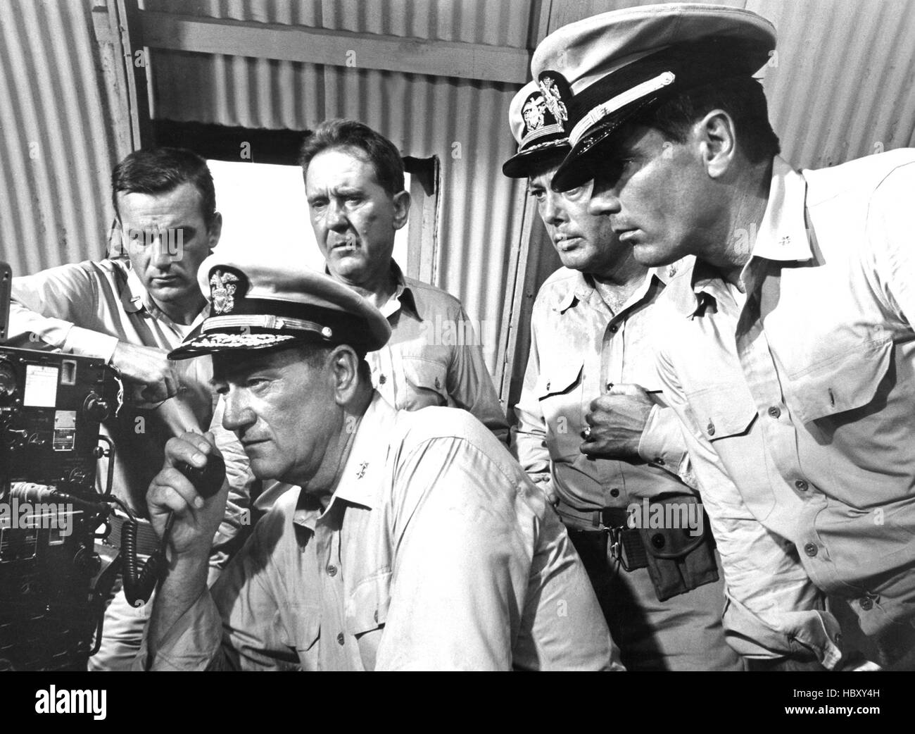 IN HARM'S WAY, John Wayne, Burgess Meredith, Tom Tryon, 1965 Stock ...