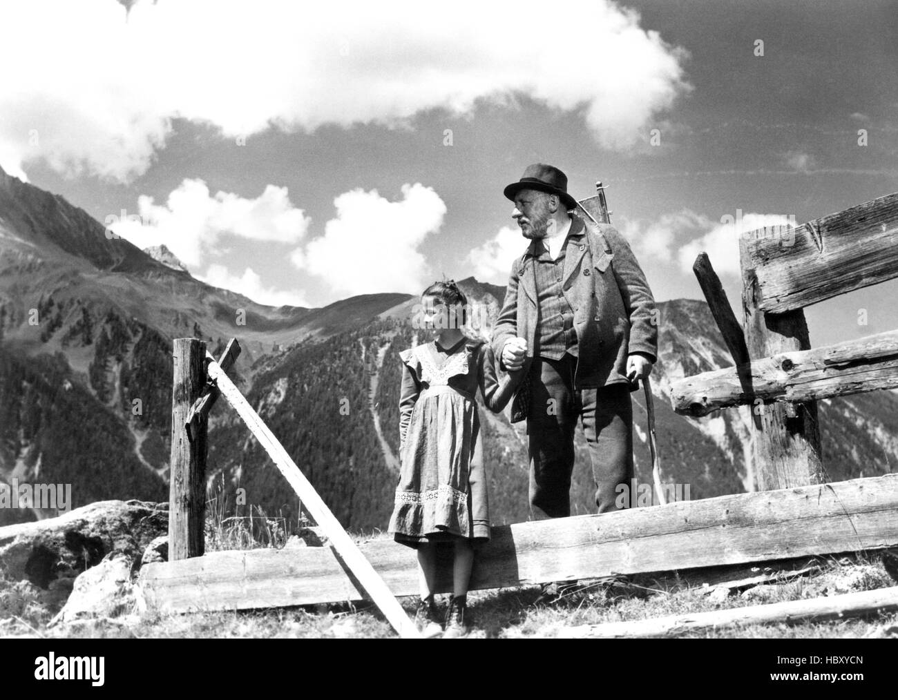 HEIDI, Elsbeth Sigmund, Heinrich Gretler, 1952 Stock Photo - Alamy
