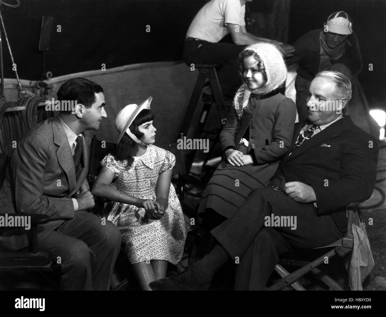HEIDI, Irving Berlin and daughter, Mary Ellin Berlin on the set with ...