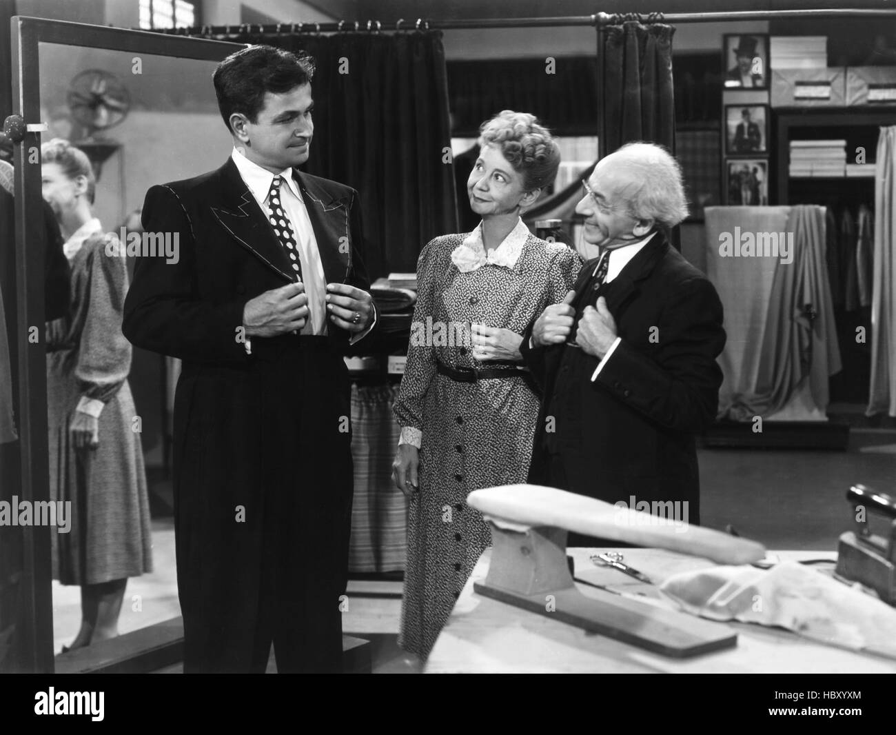 HER LUCKY NIGHT, from left: Noah Beery Jr., Ida Moore, Maurice Cass ...