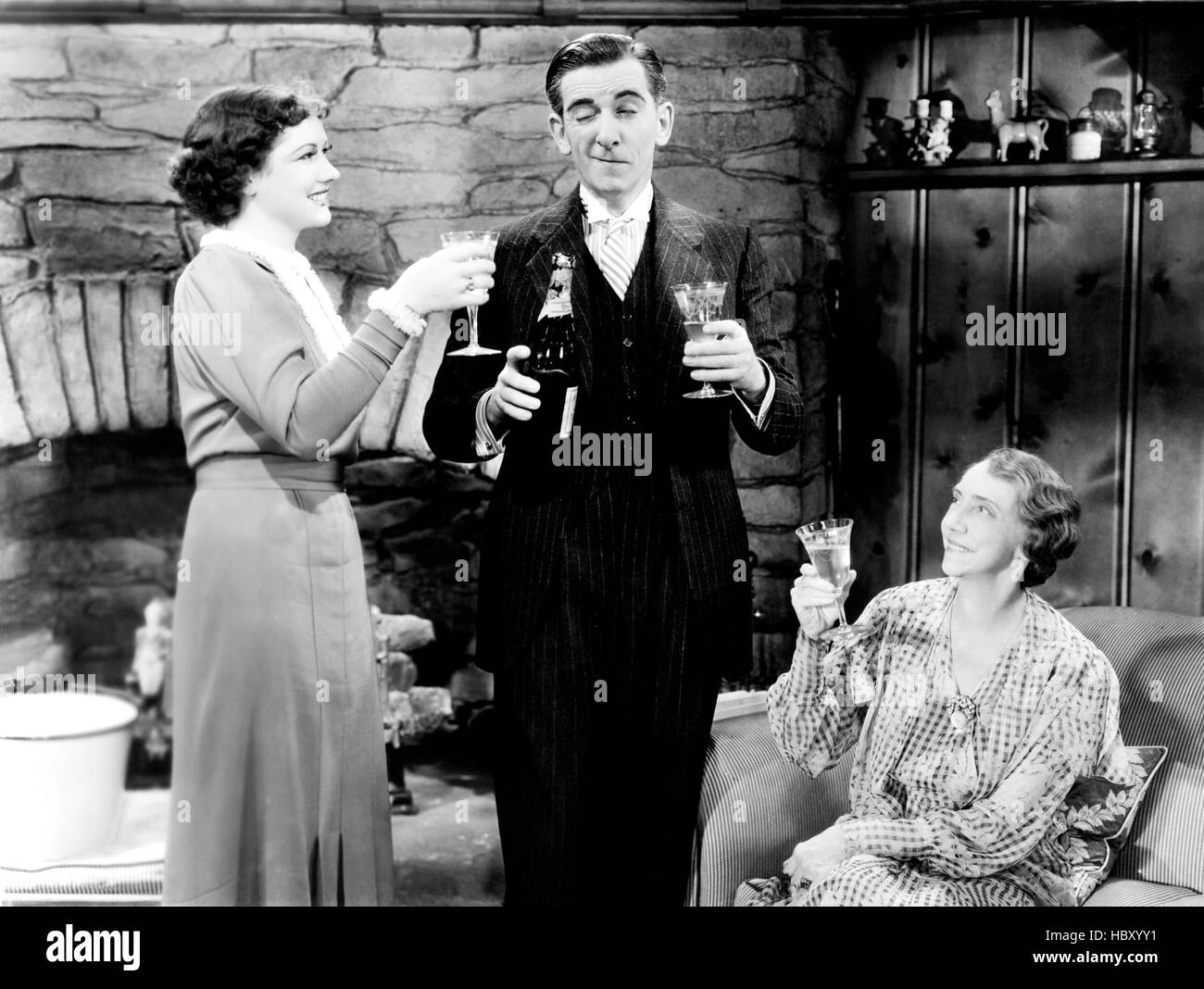 HER MASTER'S VOICE, from left, Peggy Conklin, Edward Everett Horton ...