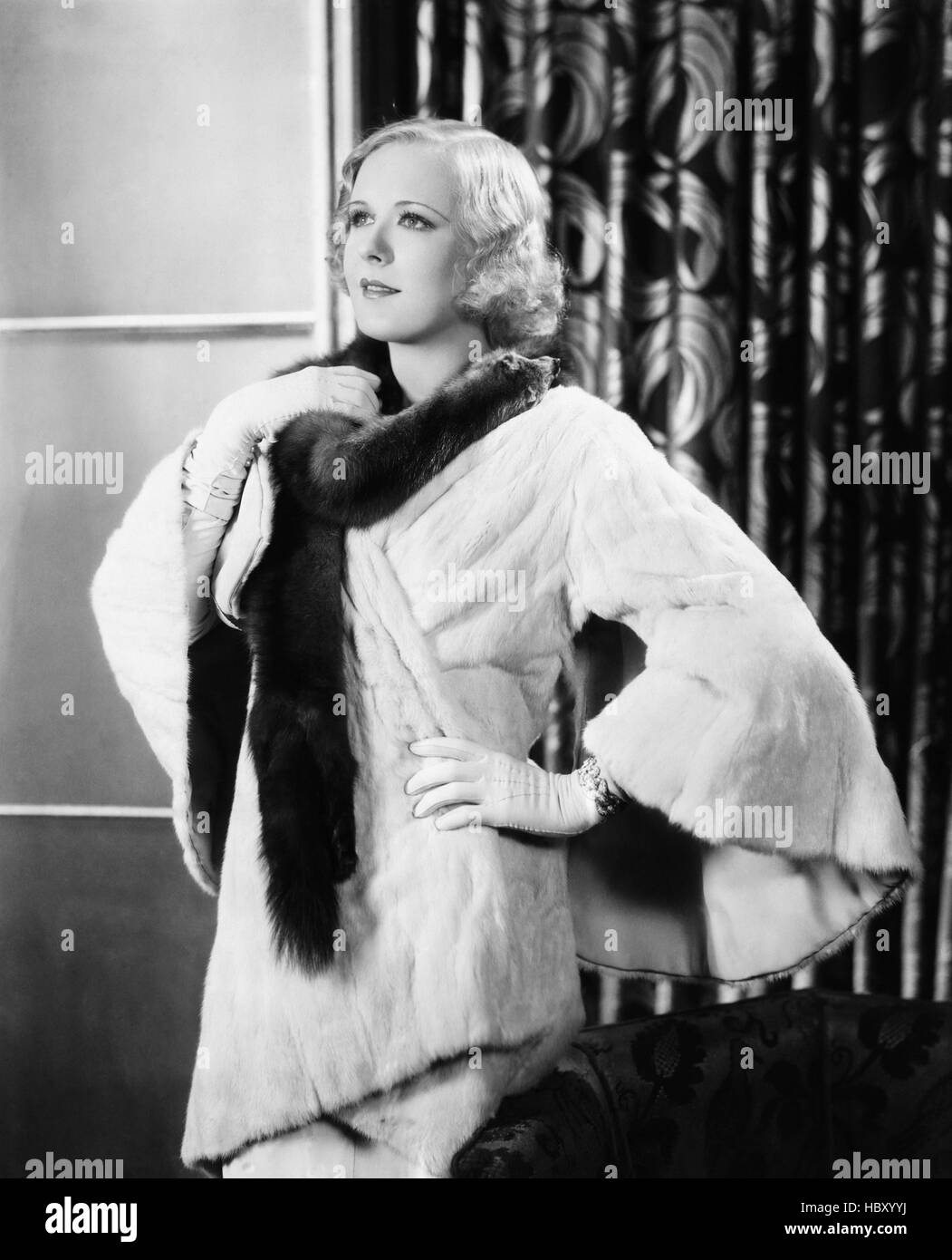 HER MAJESTY, LOVE, Marilyn Miller, in a Russian sable coat by Earl ...