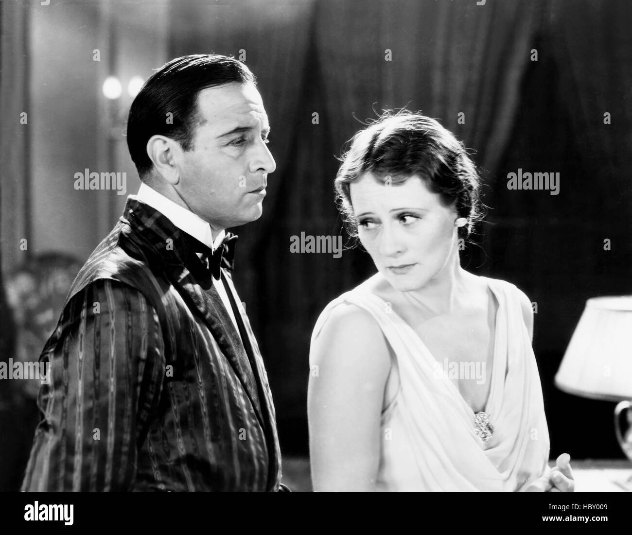HER MAD NIGHT, from left, Conway Tearle, Irene Rich, 1932 Stock Photo ...