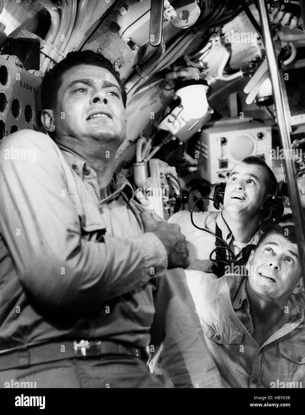 HELLCATS OF THE NAVY, from left, Arthur Franz, Frank Chase, Ronald ...