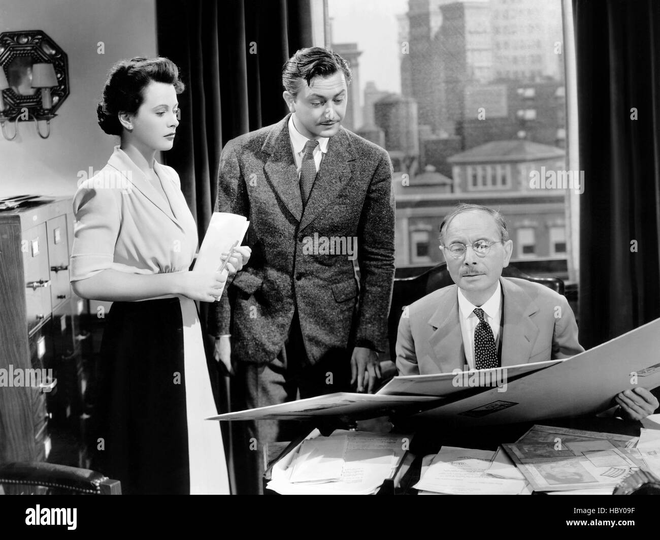 H.M. PULHAM, ESQ., from left, Hedy Lamarr, Robert Young, Charles Halton ...