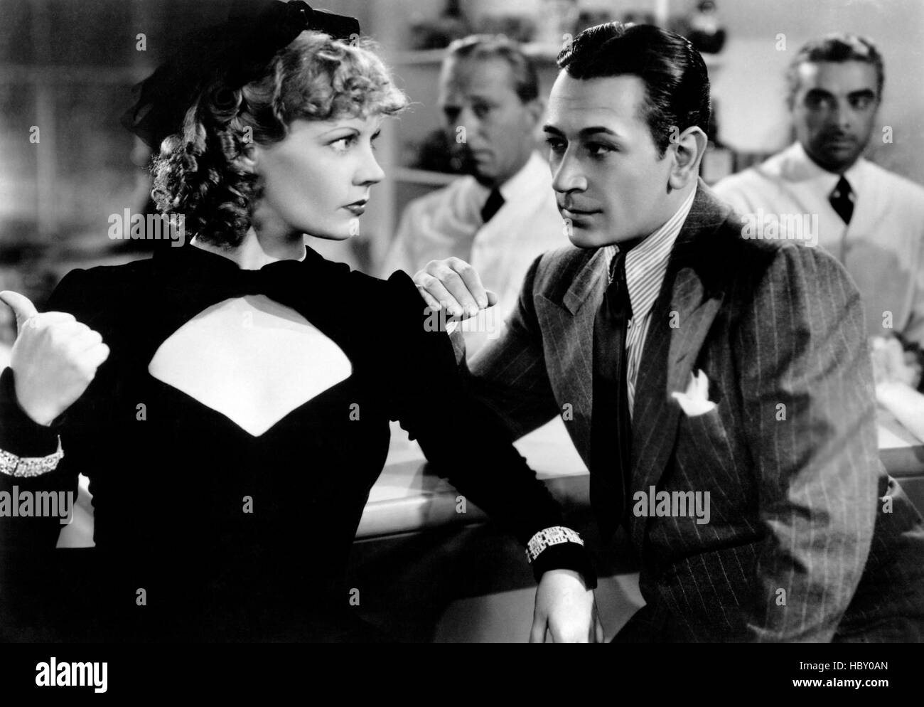 THE HOUSE ACROSS THE BAY, June Knight, George Raft, 1940 Stock Photo ...