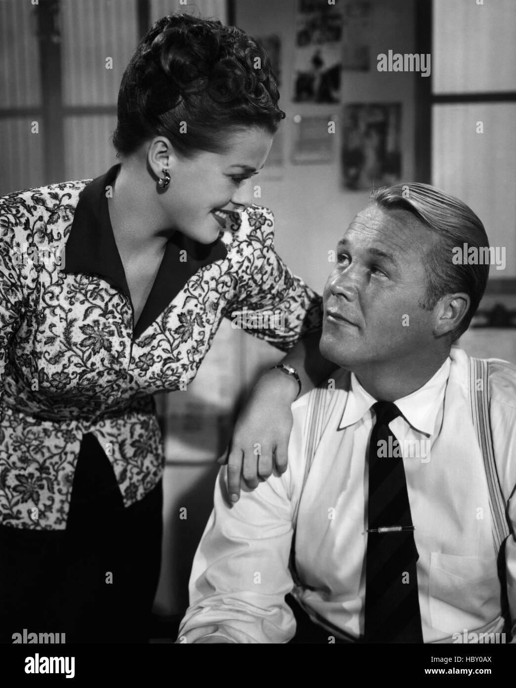THE HOUSE ACROSS THE STREET, Janis Paige, Wayne Morris, 1949 Stock ...