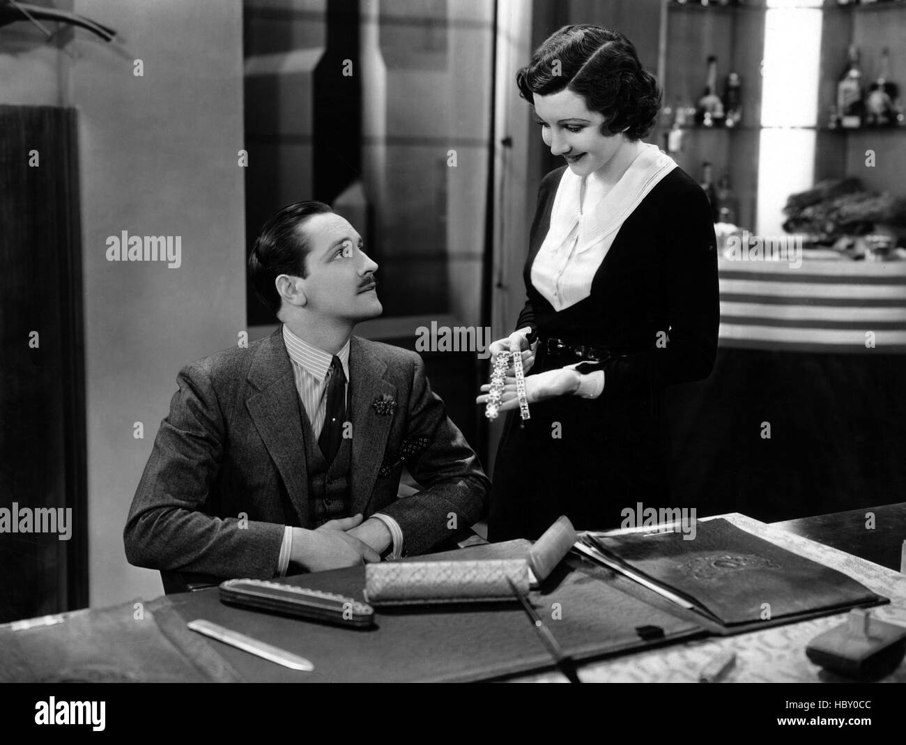 HONOR AMONG LOVERS, Fredric March, Claudette Colbert, 1931 Stock Photo ...