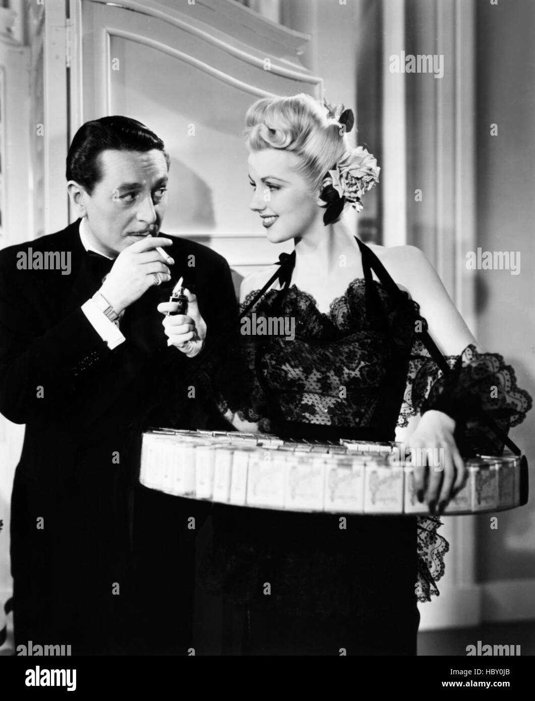 THE HORN BLOWS AT MIDNIGHT, from left: Reginald Gardiner, Dolores Moran ...