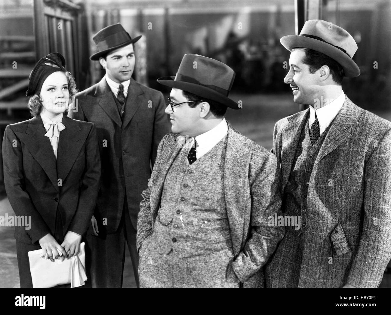 HOLLYWOOD CAVALCADE, from left, Alice Faye, Alan Curtis, Jed Prouty ...