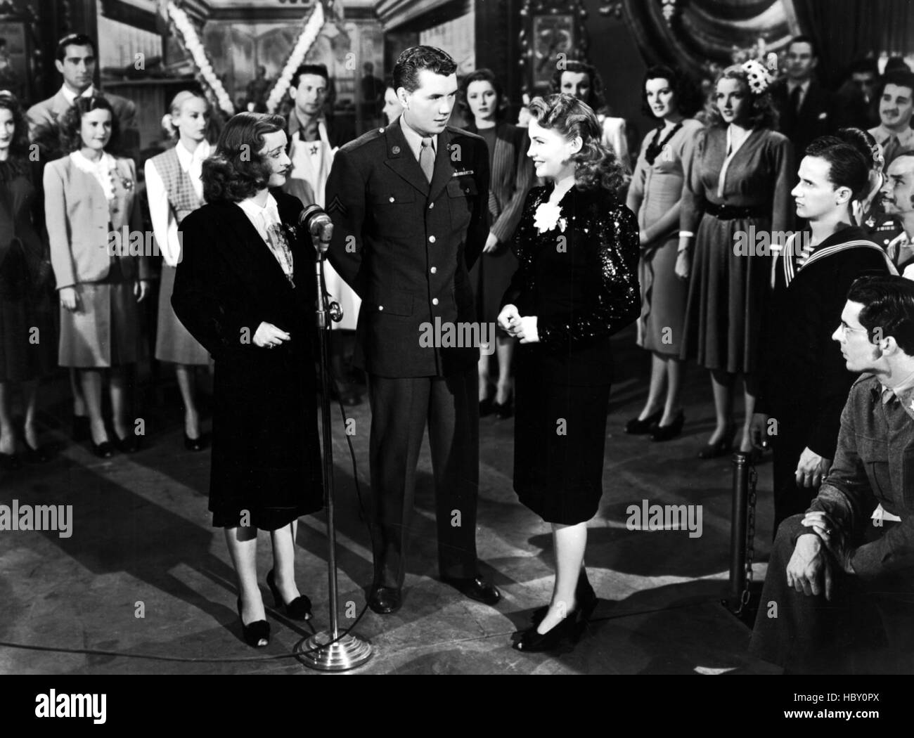 HOLLYWOOD CANTEEN, Bette Davis, Robert Hutton, Joan Leslie, 1944 Stock ...