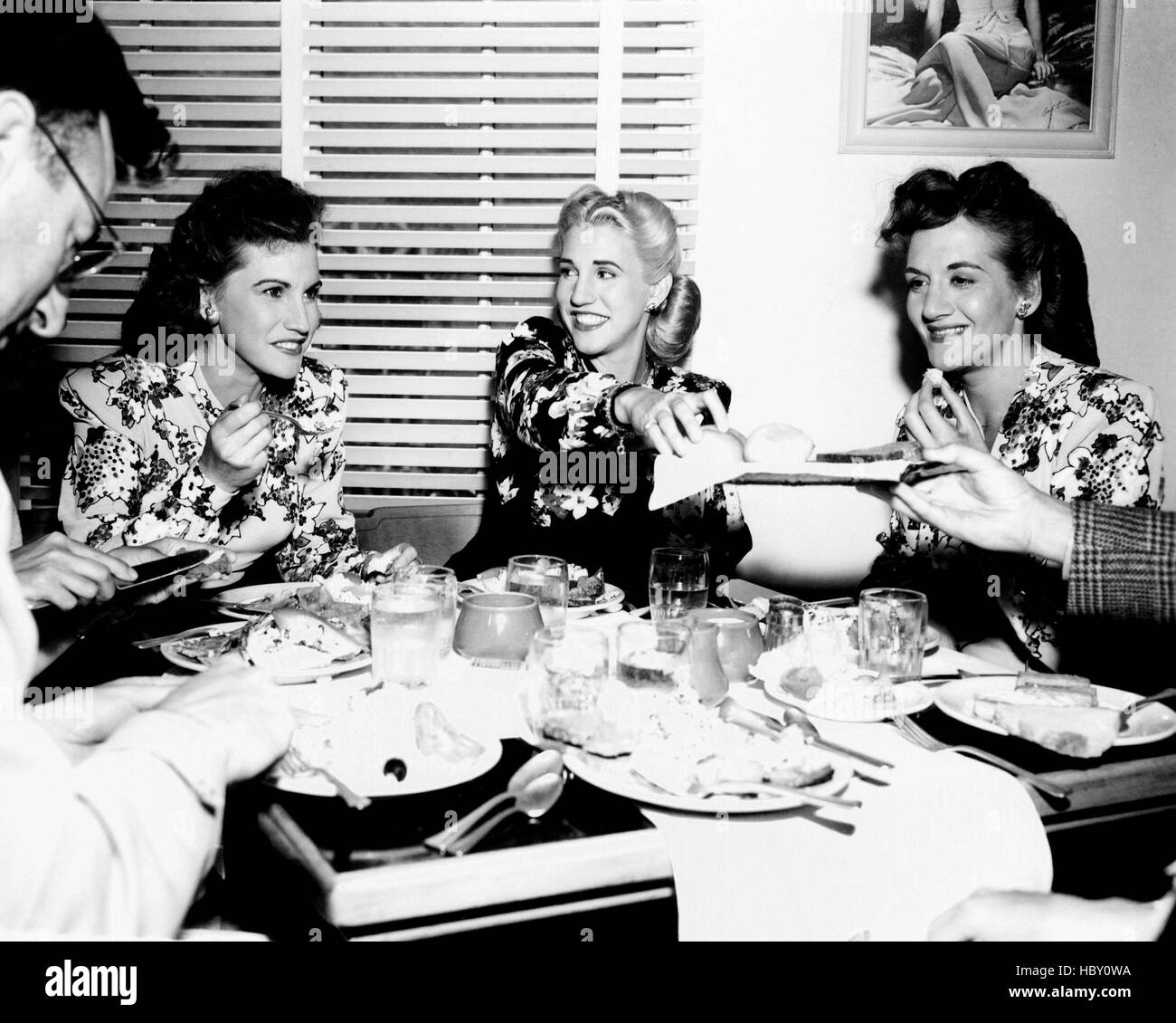 HOLLYWOOD CANTEEN, from left, Maxene Andrews, Patty Andrews, Laverne ...